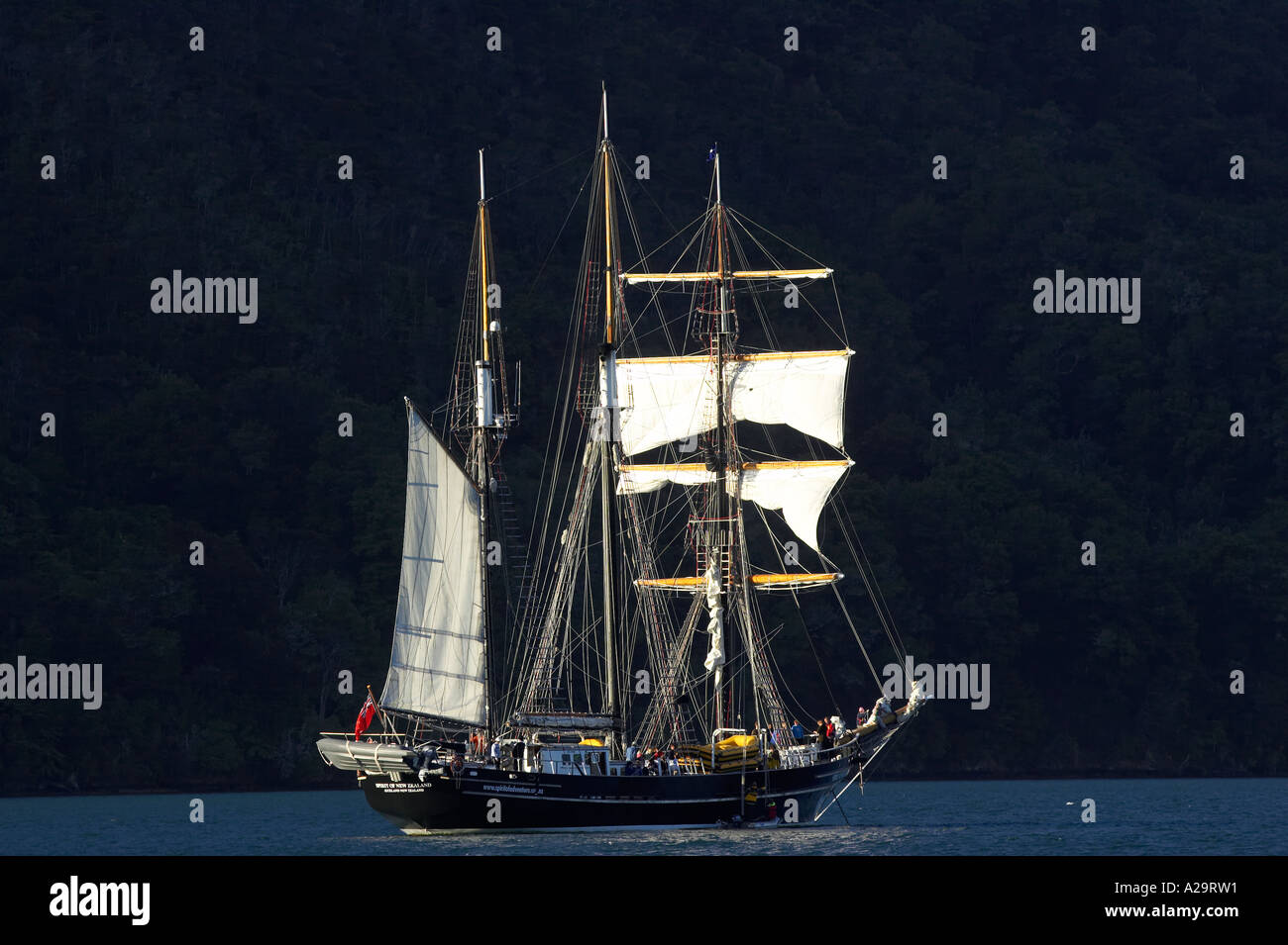 Tall ship spirit of new zealand hi-res stock photography and images - Alamy