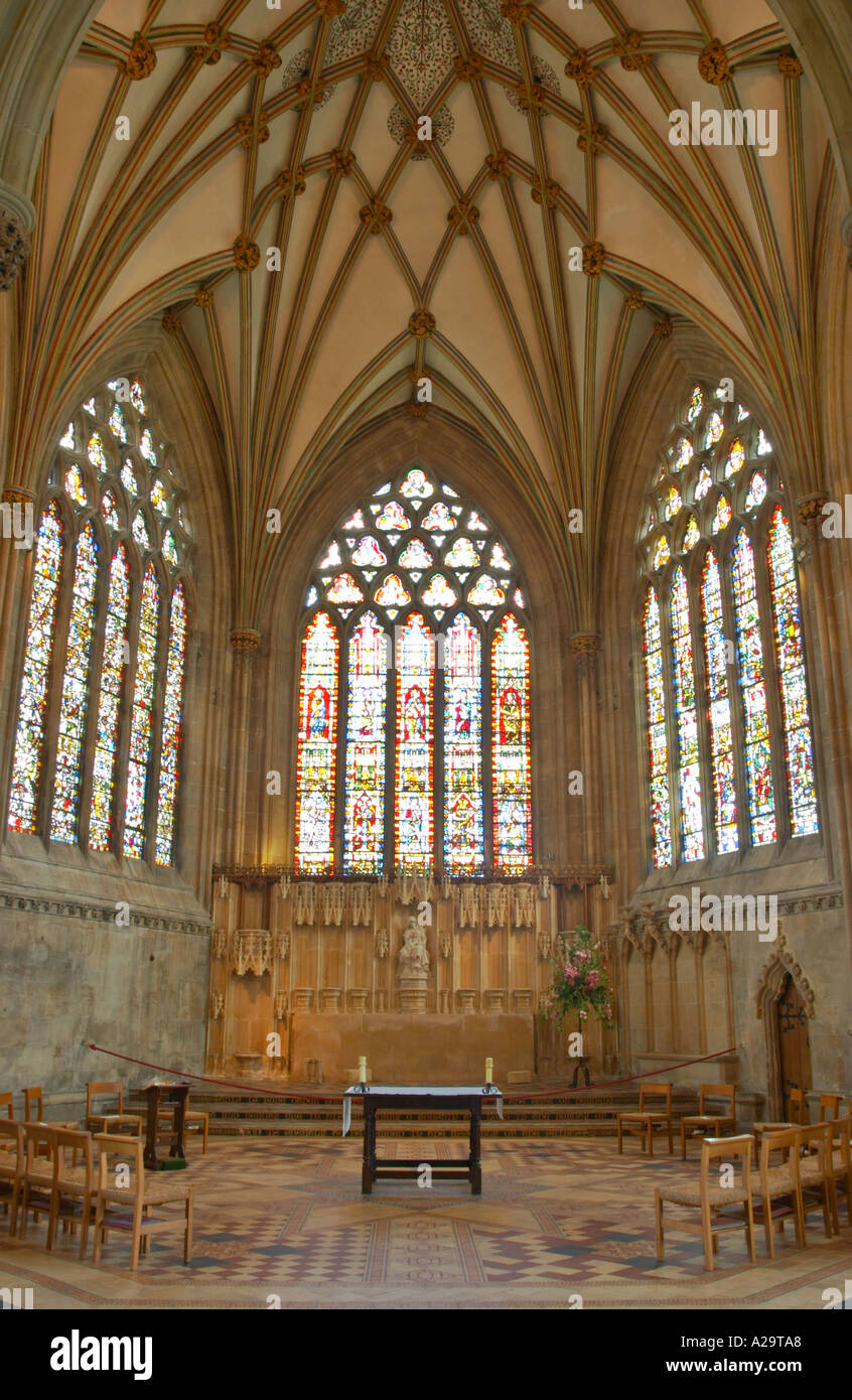 The lady chapel Wells cathedral Stock Photo - Alamy