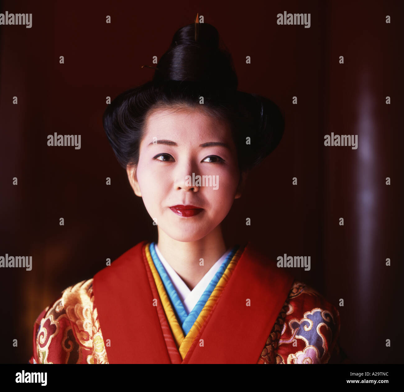 Portrait of the Ryukyu Queen at Shuri Castle Stock Photo - Alamy