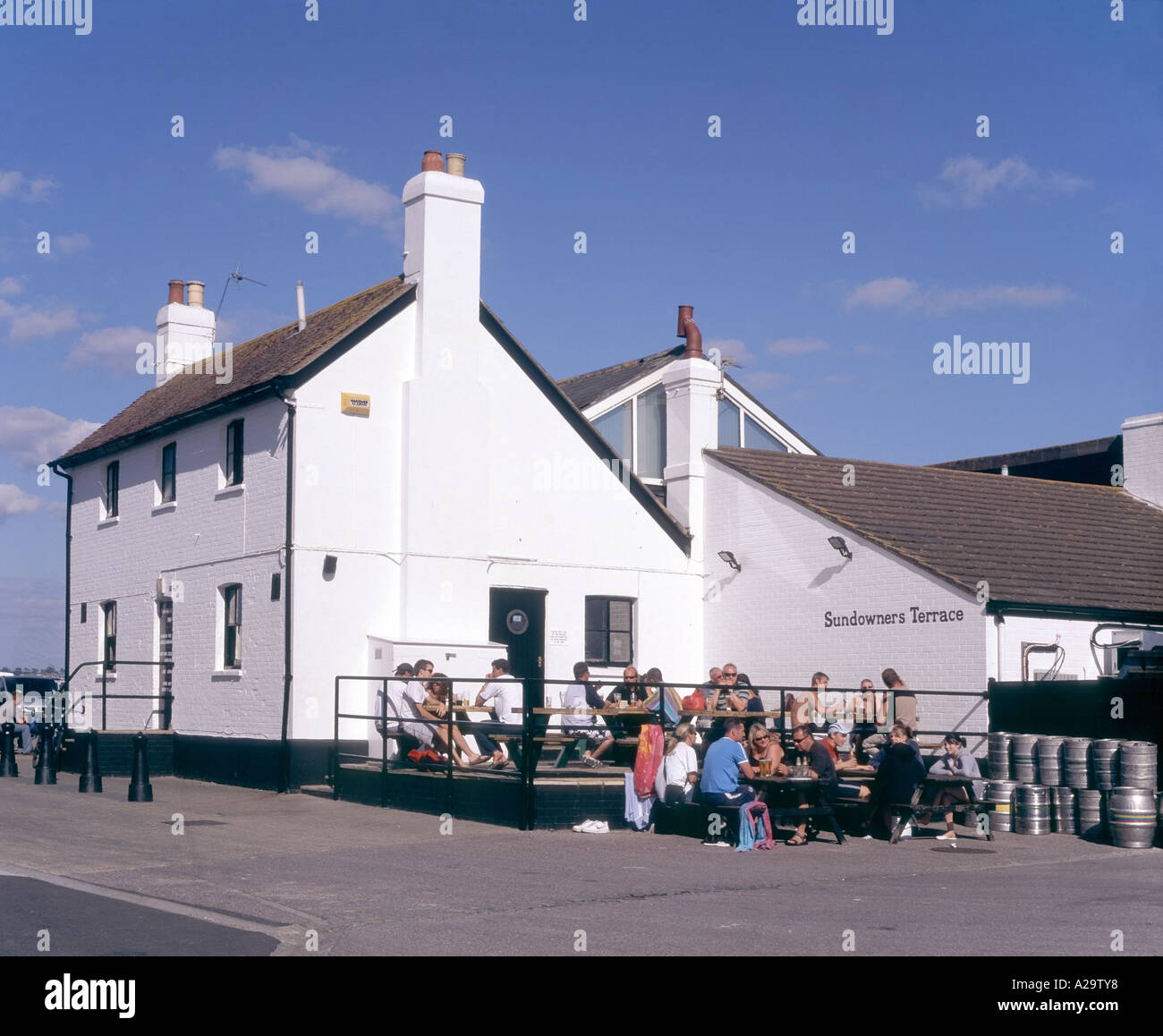 Haven House Inn Mudeford Dorset Stock Photo - Alamy