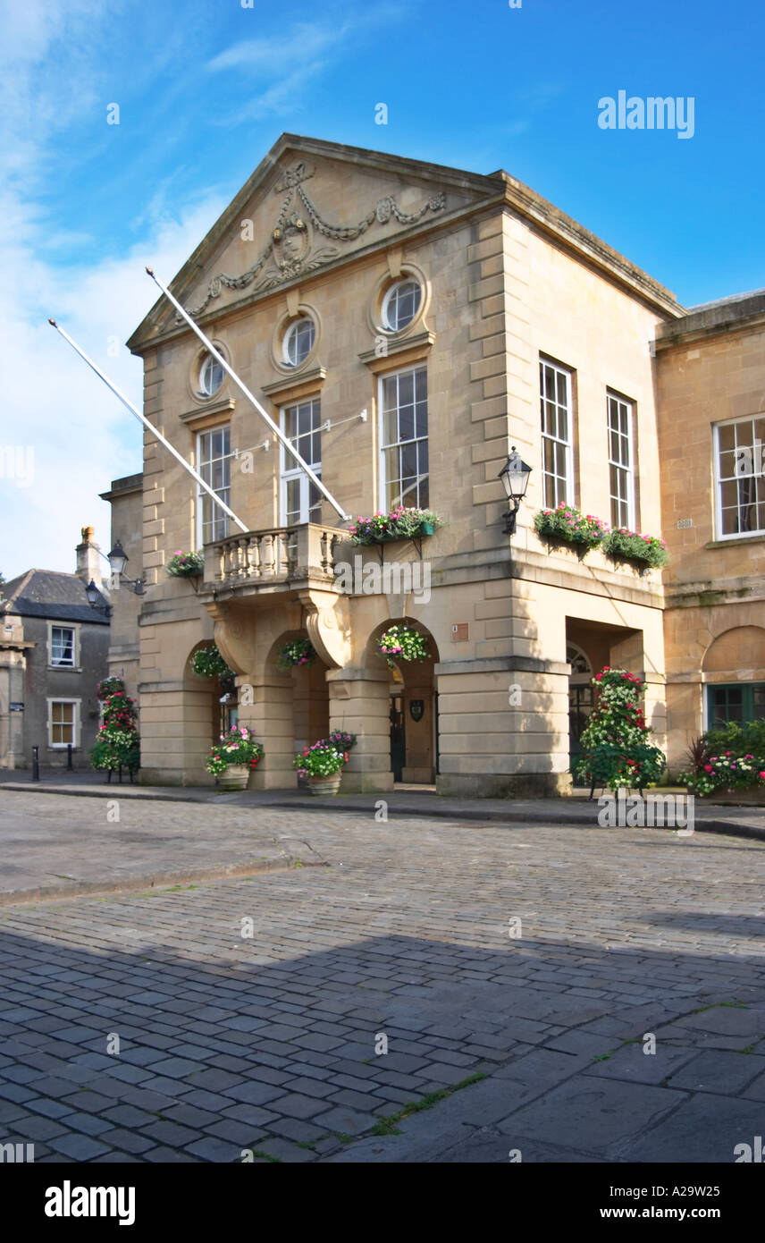Wells city centre Somerset UK Stock Photo - Alamy