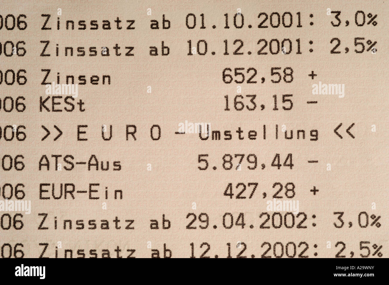 Interest saving hi-res stock photography and images - Alamy