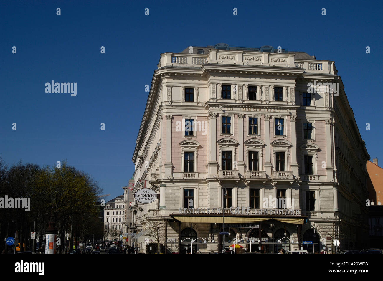 cafe Landtmann Vienna Stock Photo - Alamy