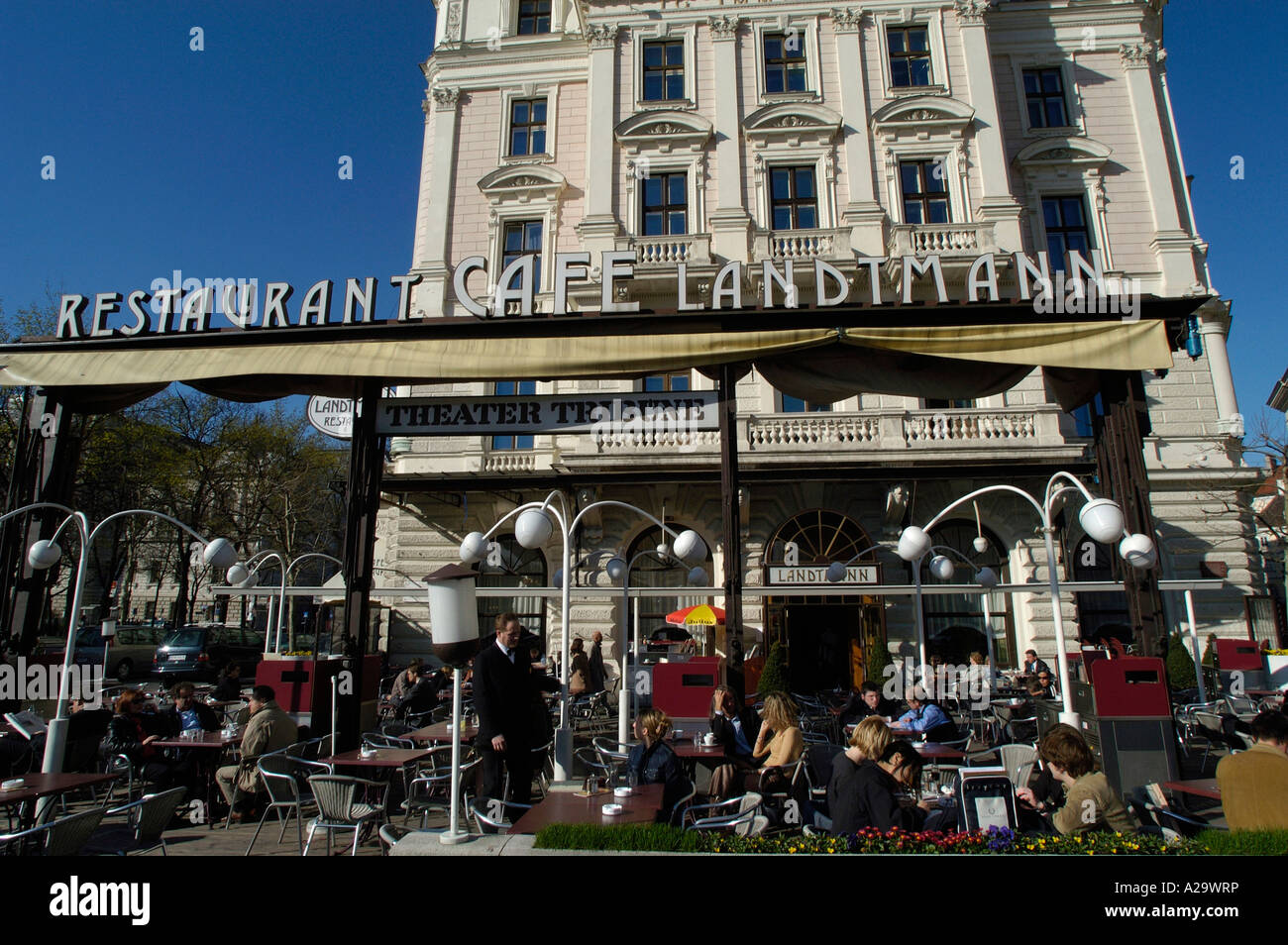cafe Landtmann Vienna Stock Photo - Alamy