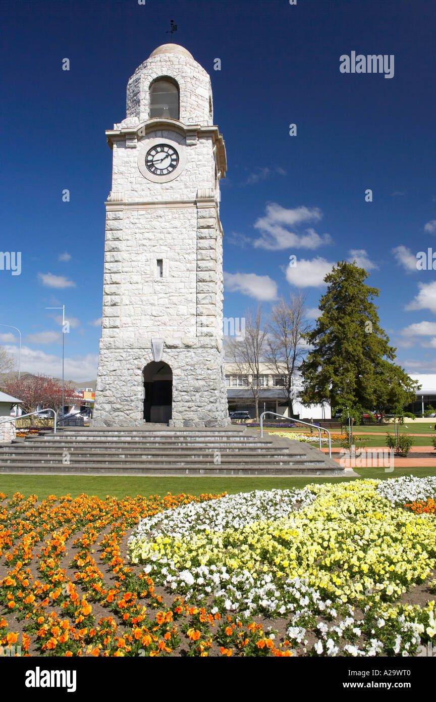 Memorial Clock Tower Seymour Square Blenheim Marlborough South Island ...