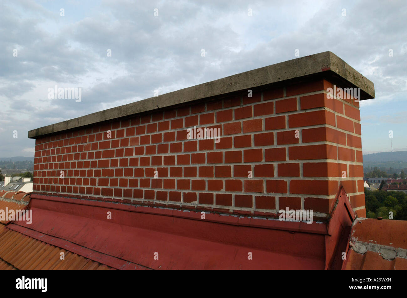 chimney on roof top Stock Photo - Alamy