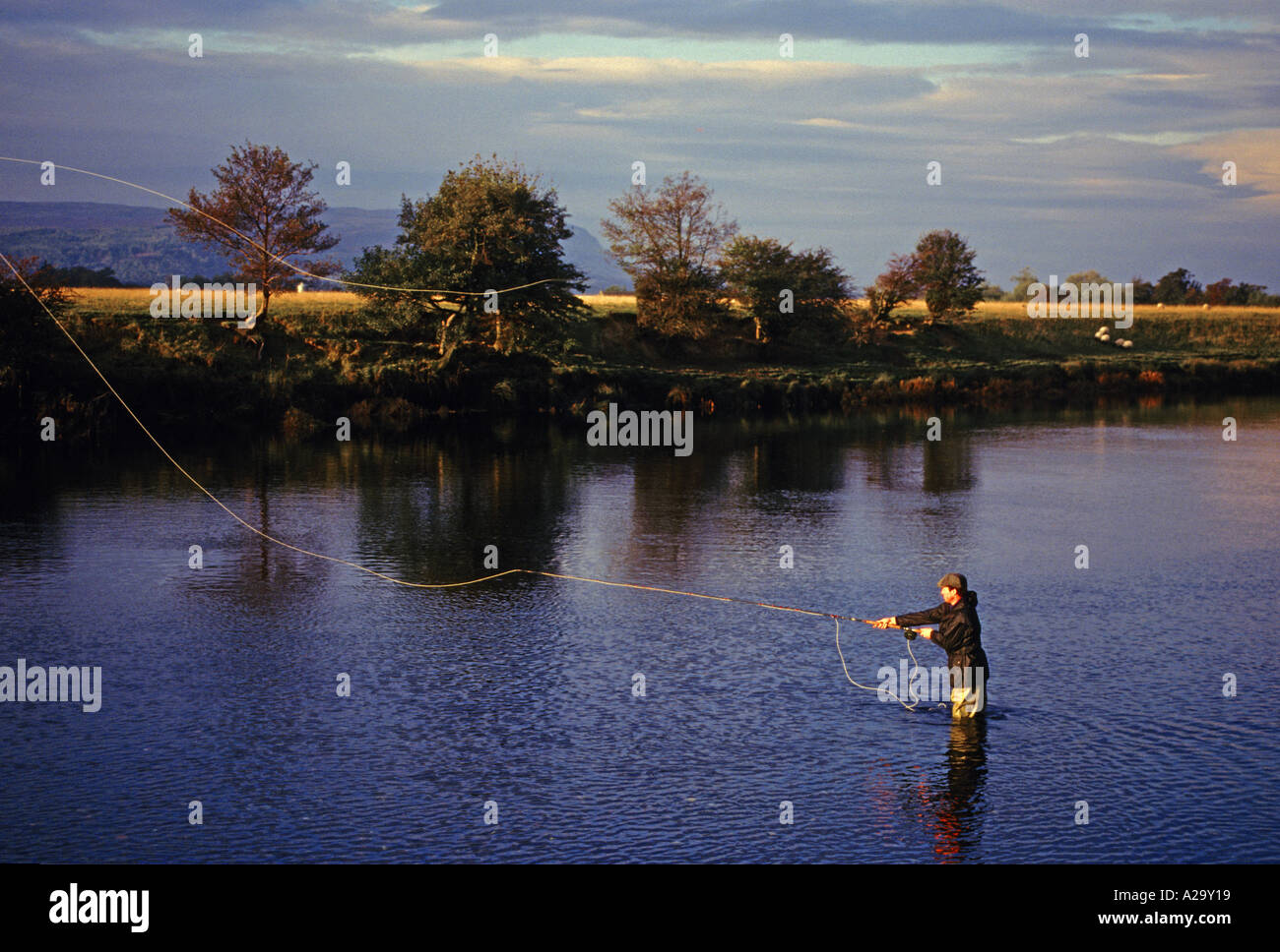 Man wearing waders hi-res stock photography and images - Alamy