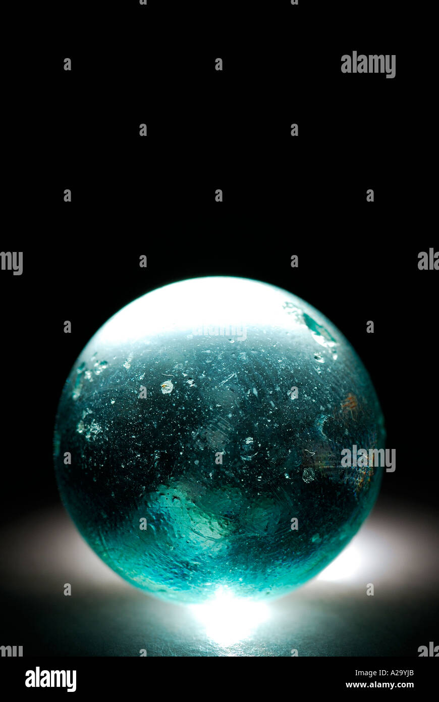 Glass sphere, close-up Stock Photo - Alamy