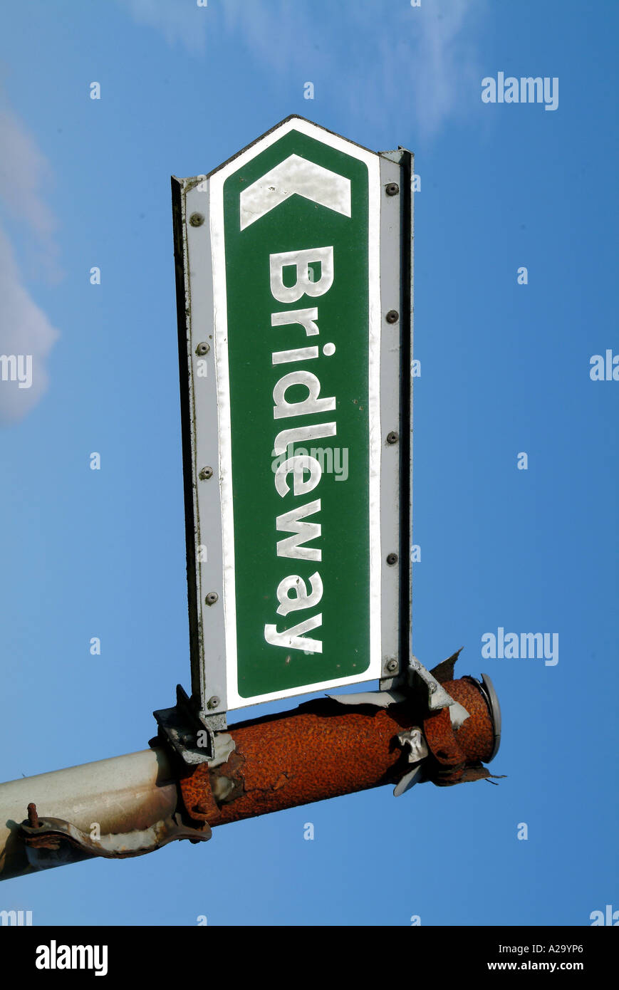 Yorkshire moors bridleway sign hi-res stock photography and images - Alamy