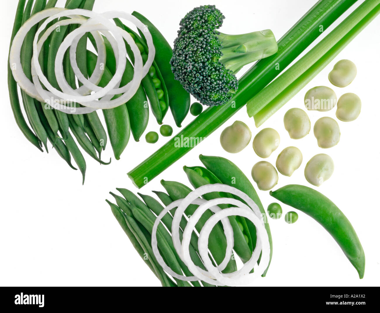 Green beans and peas hi-res stock photography and images - Alamy