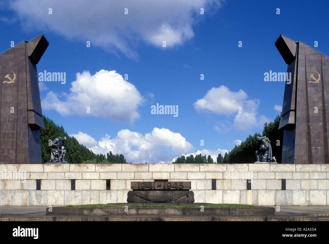 Germany Berlin the Soviet War Memorial in Treptower Park Stock Photo ...