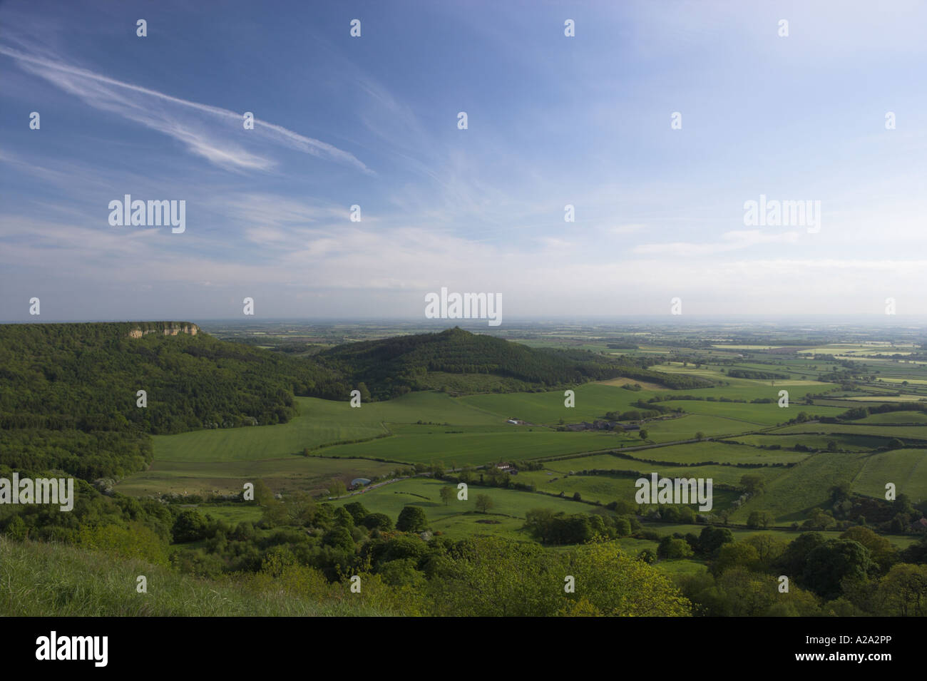 View from Sutton Bank, North Yorkshire Stock Photo - Alamy