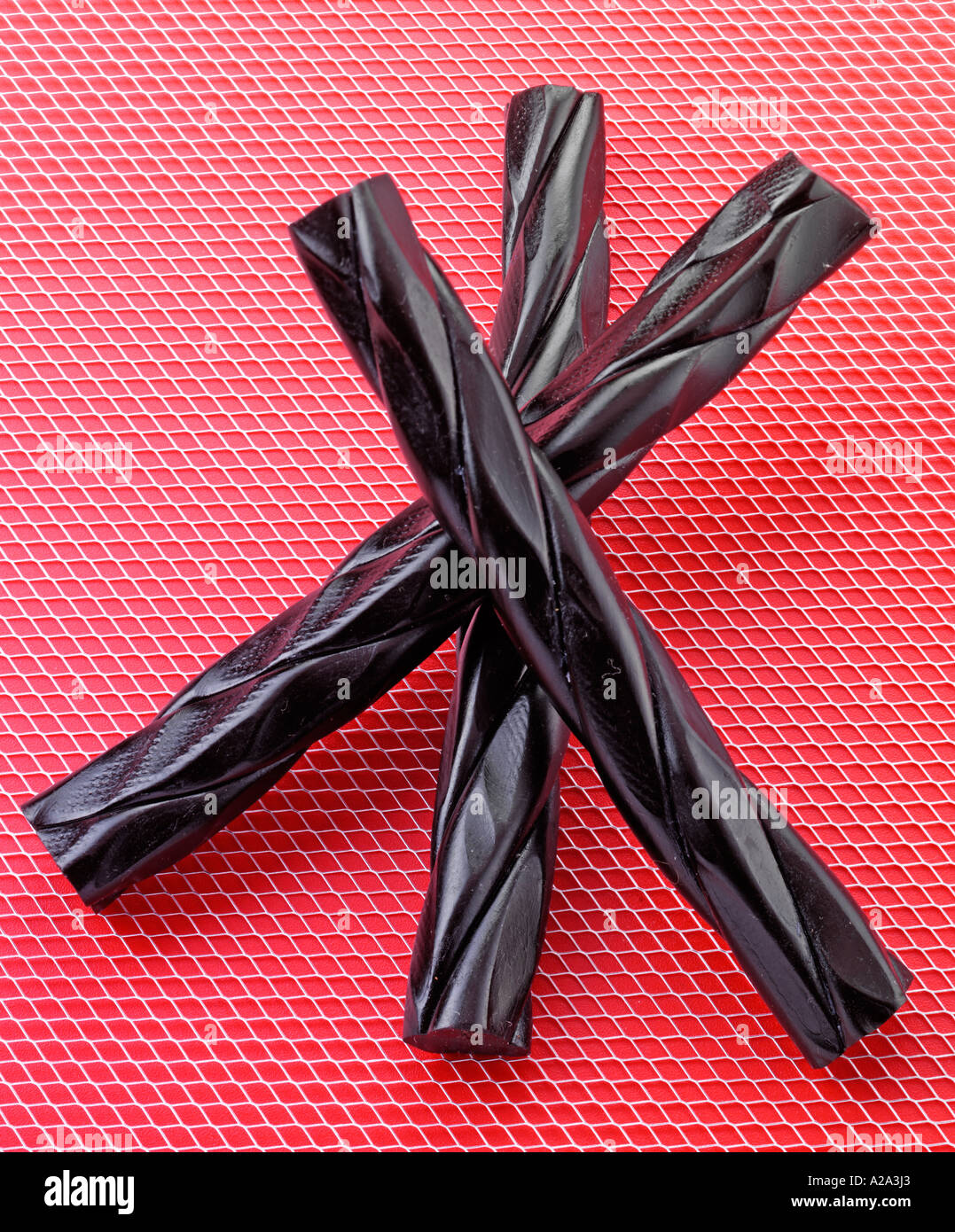 BLACK LIQUORICE SWEETS Stock Photo - Alamy