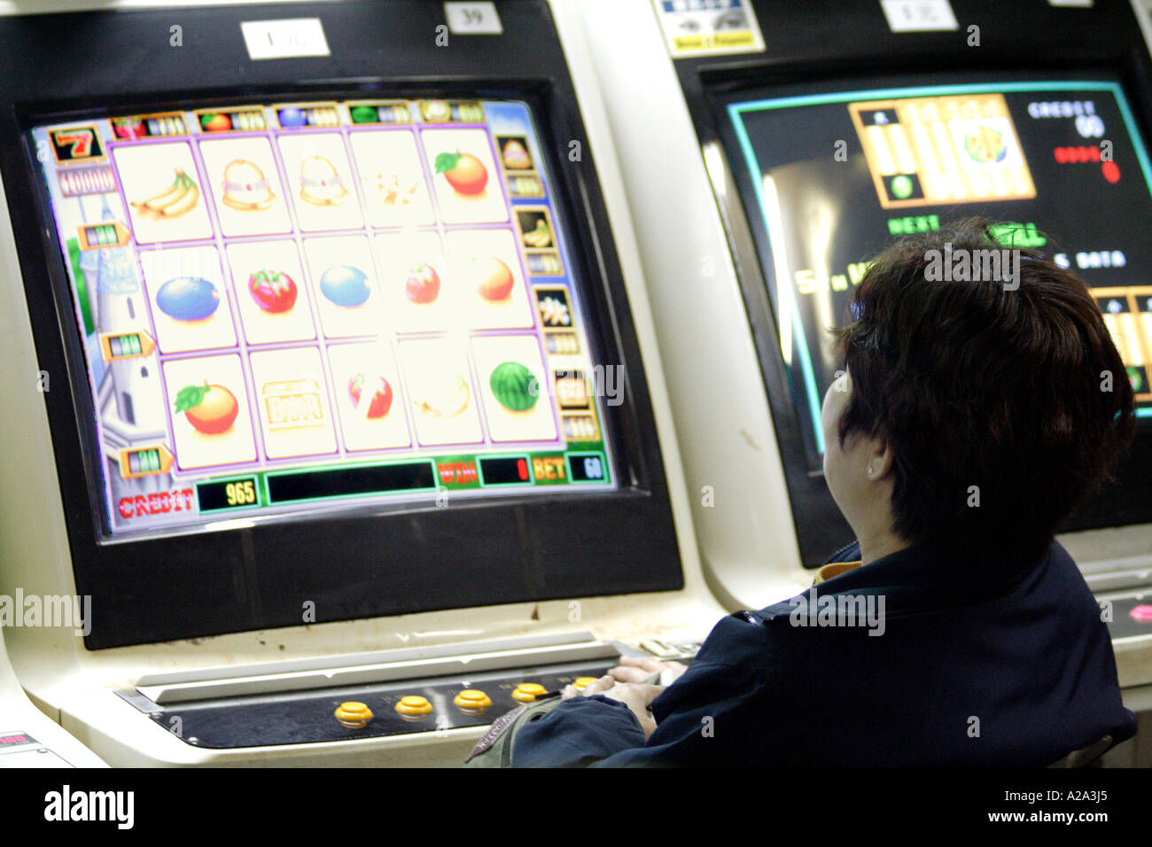 Electonic Gambling machines are everywhere in Hong Kong and a very ...