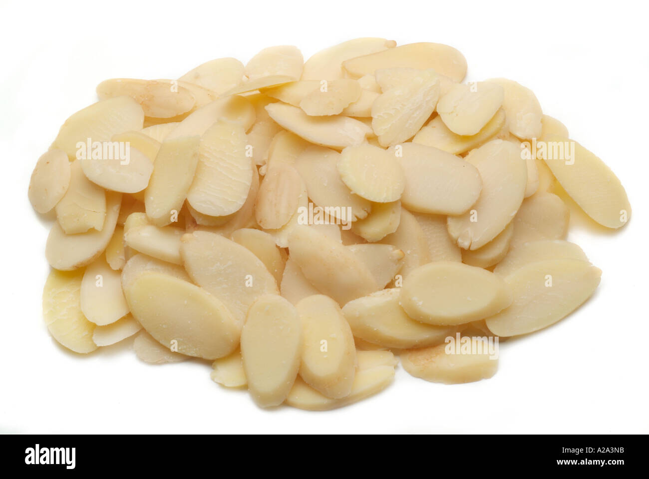 White background flaked almonds hi-res stock photography and images - Alamy