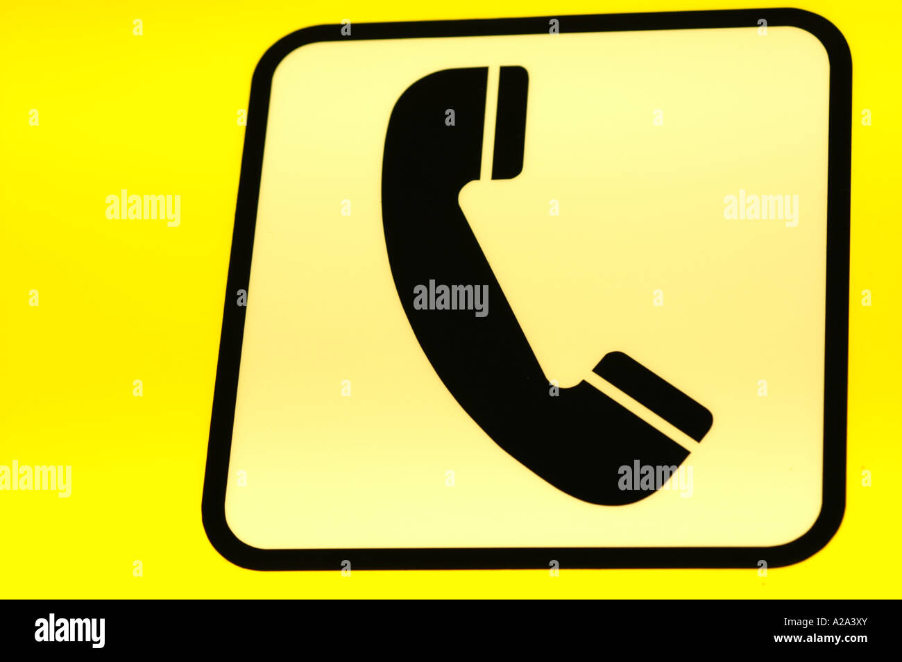 Sign, telephone, public callbox, phone booth Stock Photo - Alamy