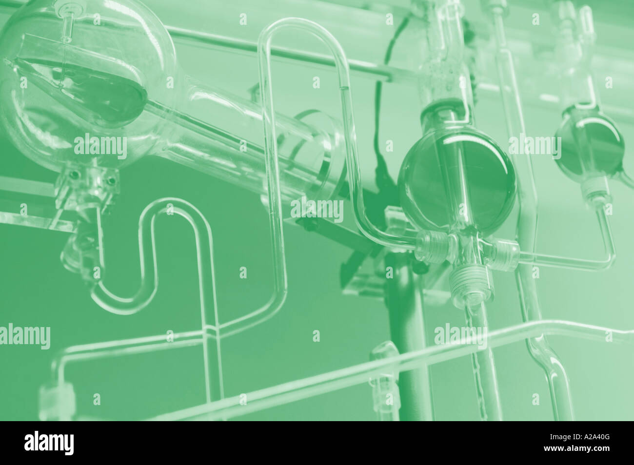 Laboratory test arrangement eprouvette with liquid Stock Photo - Alamy