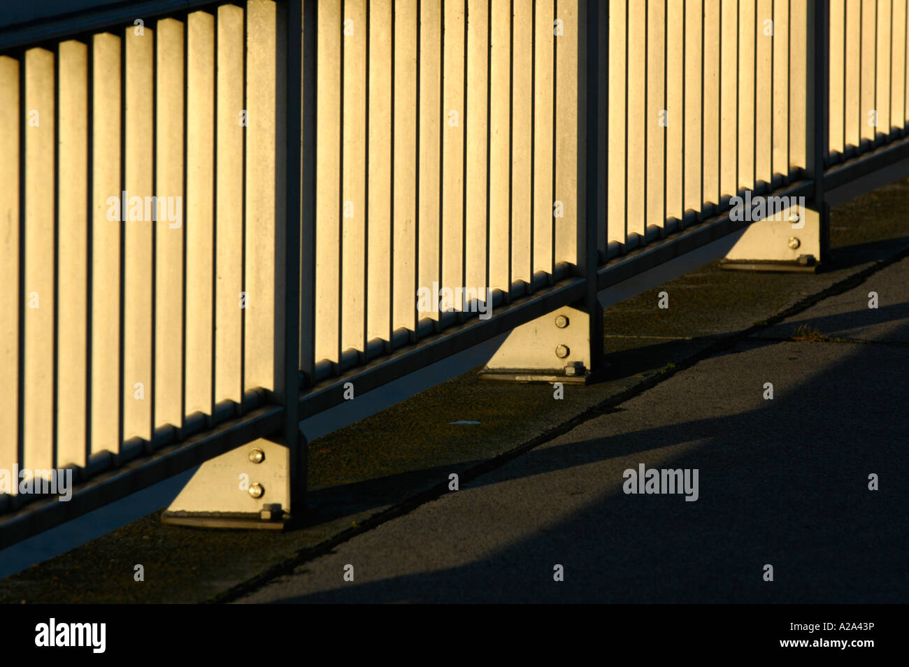 Vienna, river Danube, bridge fence Stock Photo - Alamy