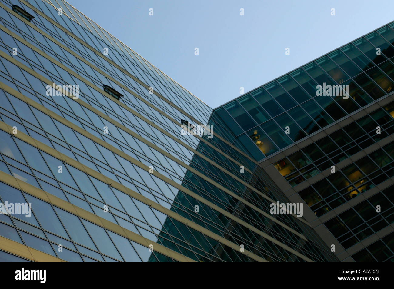 Vienna, Danube City, modern architecture, STRABAG Building Stock Photo ...