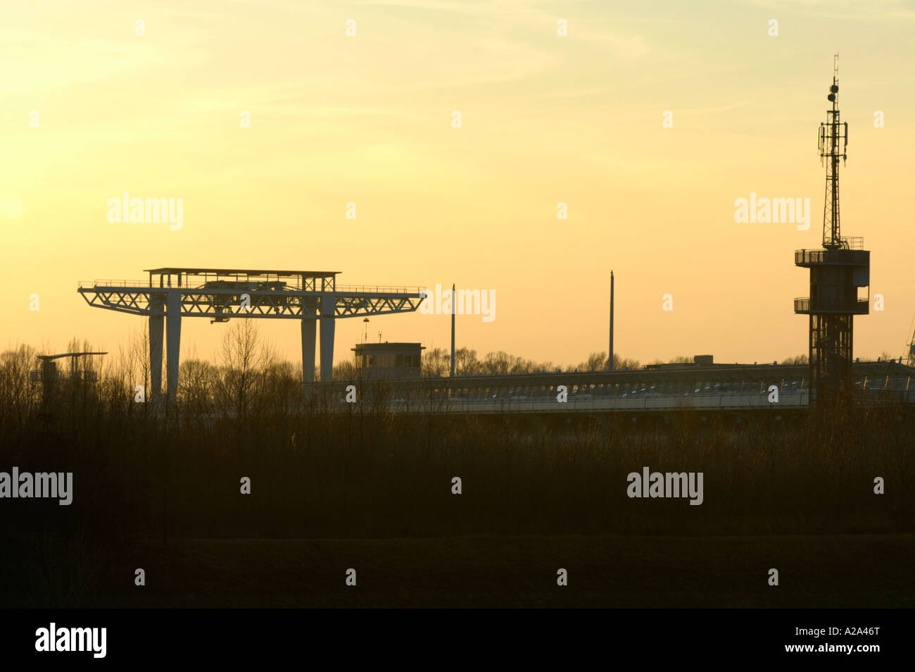 Vienna, hydroelectric power plant Freudenau Stock Photo - Alamy