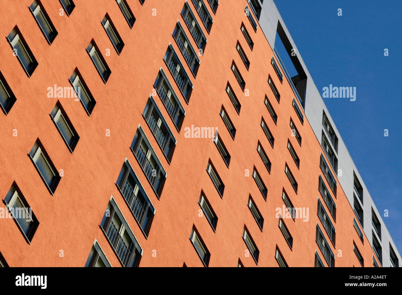 Wienerberg City modern architecture blocks of flats Stock Photo - Alamy