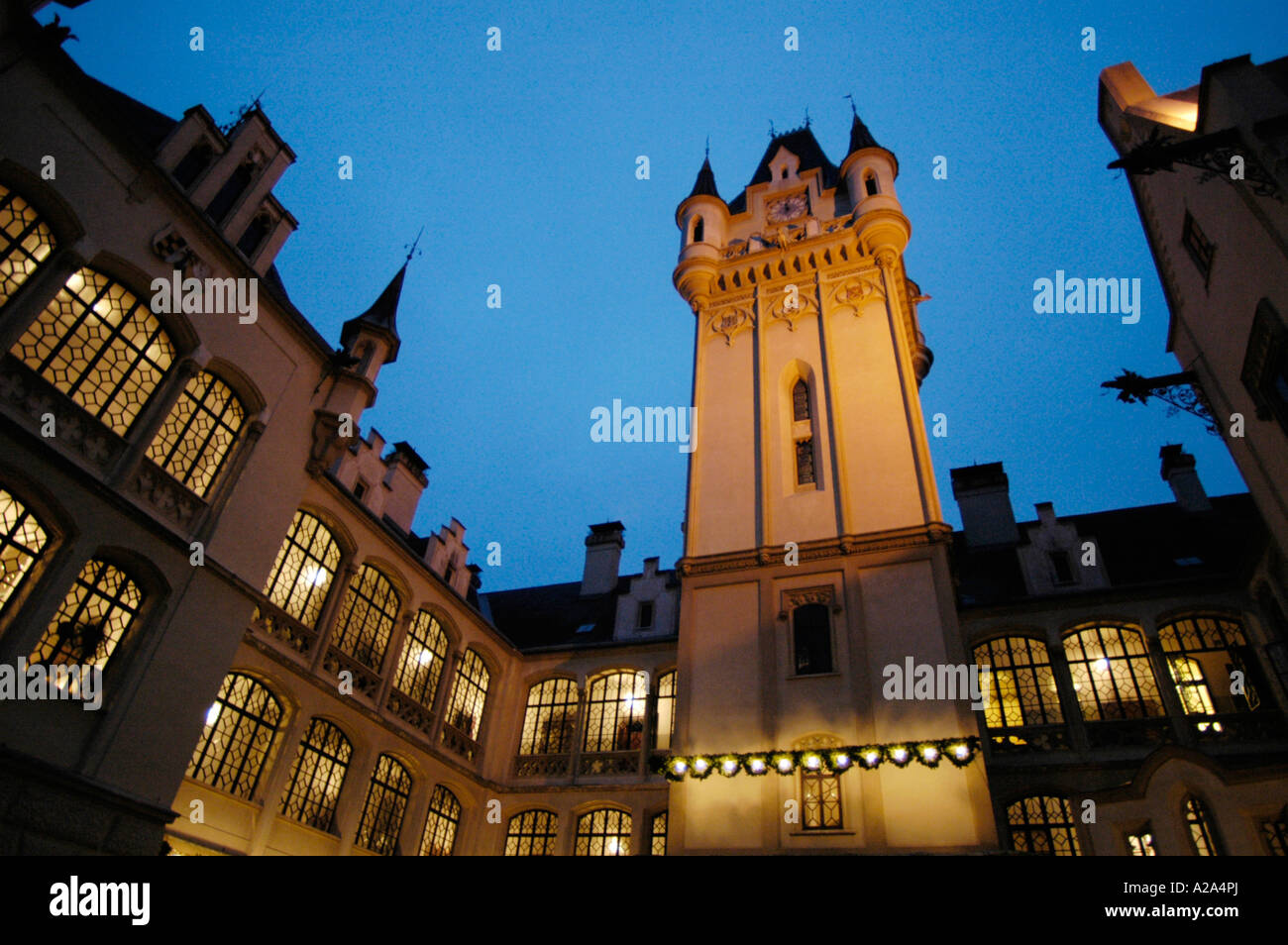 shiny castle, Grafenegg Stock Photo - Alamy