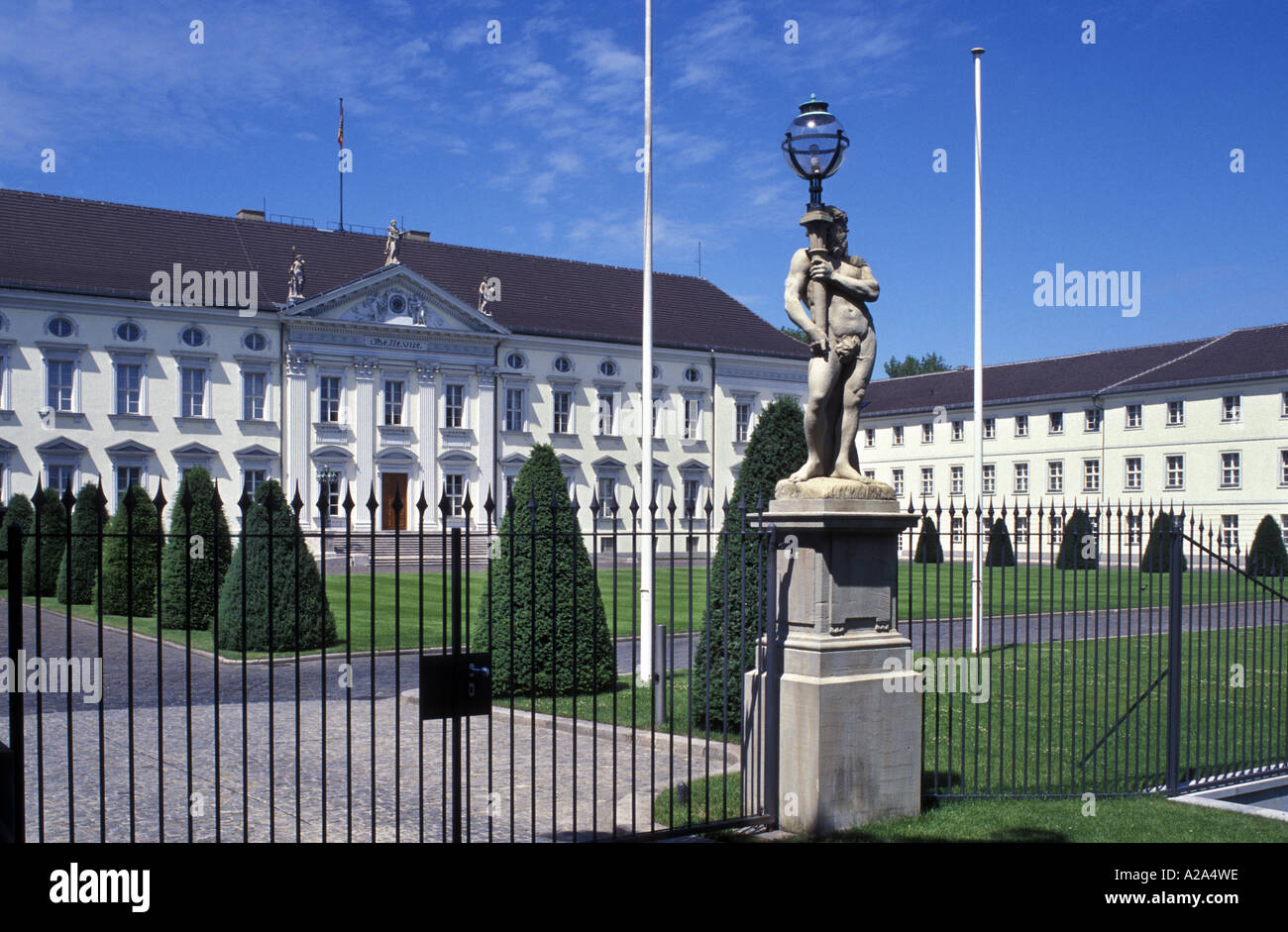 Germany Berlin Schloss Bellevue Bellevue Palace is the official ...