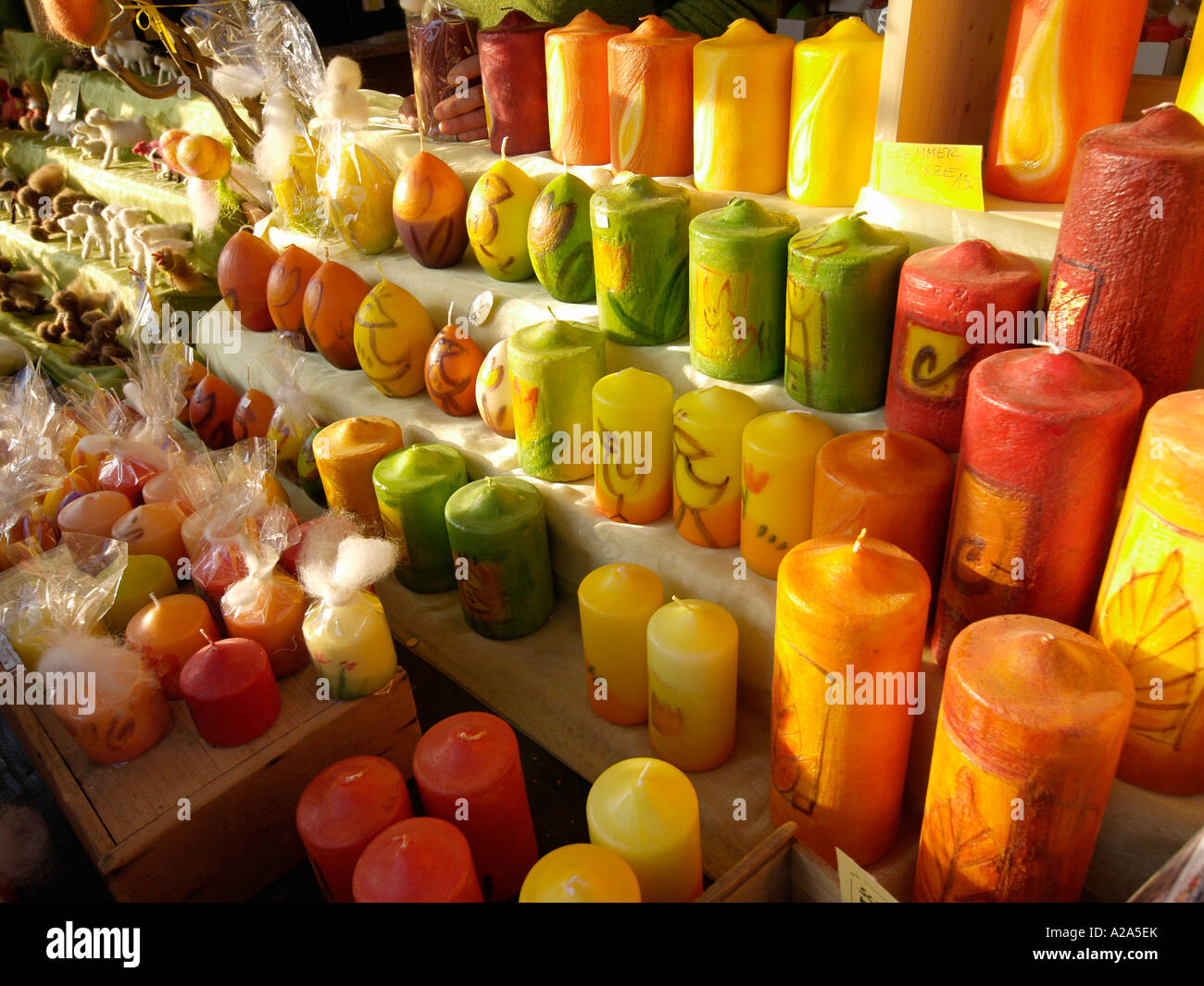 Vienna, Easter market at Schoenbrunn castle Stock Photo - Alamy