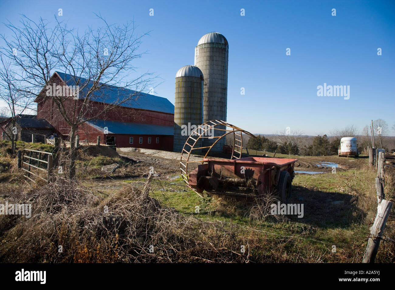Old tiller on a farm Stock Photo - Alamy