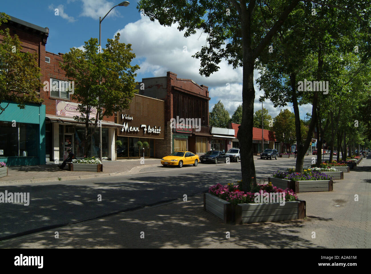 Sault Ste. Marie SOO SSM city town downtown building north east Ontarie ...