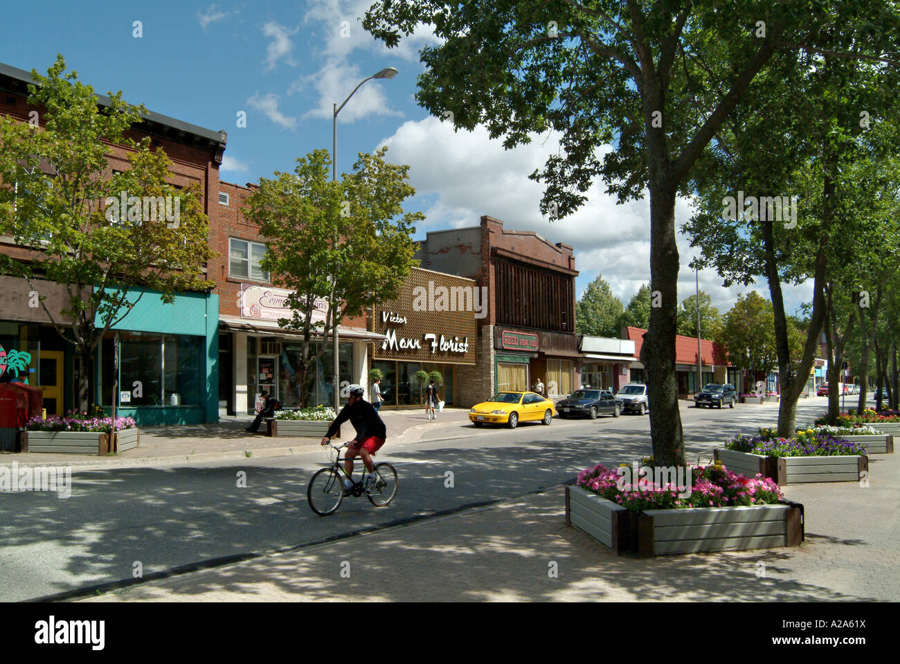 Sault Ste. Marie SOO SSM city town downtown building north east Ontarie ...