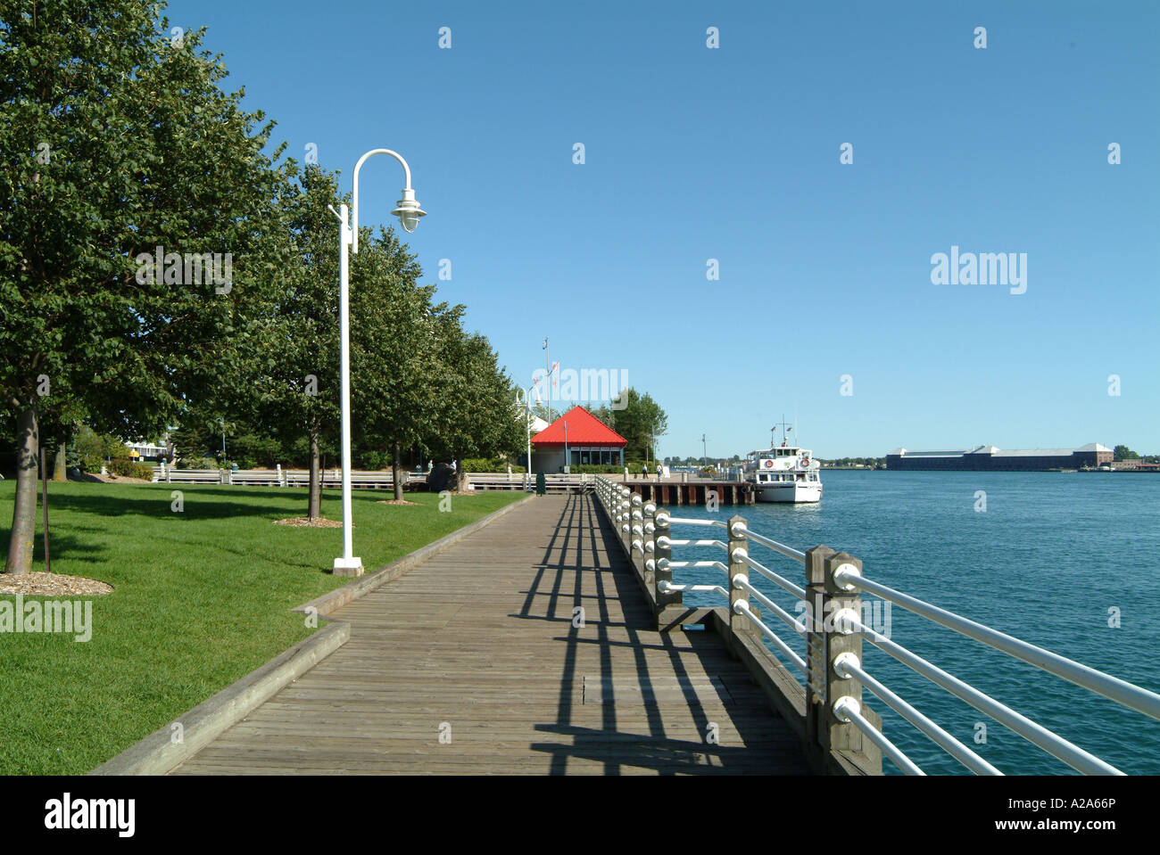 Sault Ste. Marie SOO SSM city town downtown building north east Ontarie ...