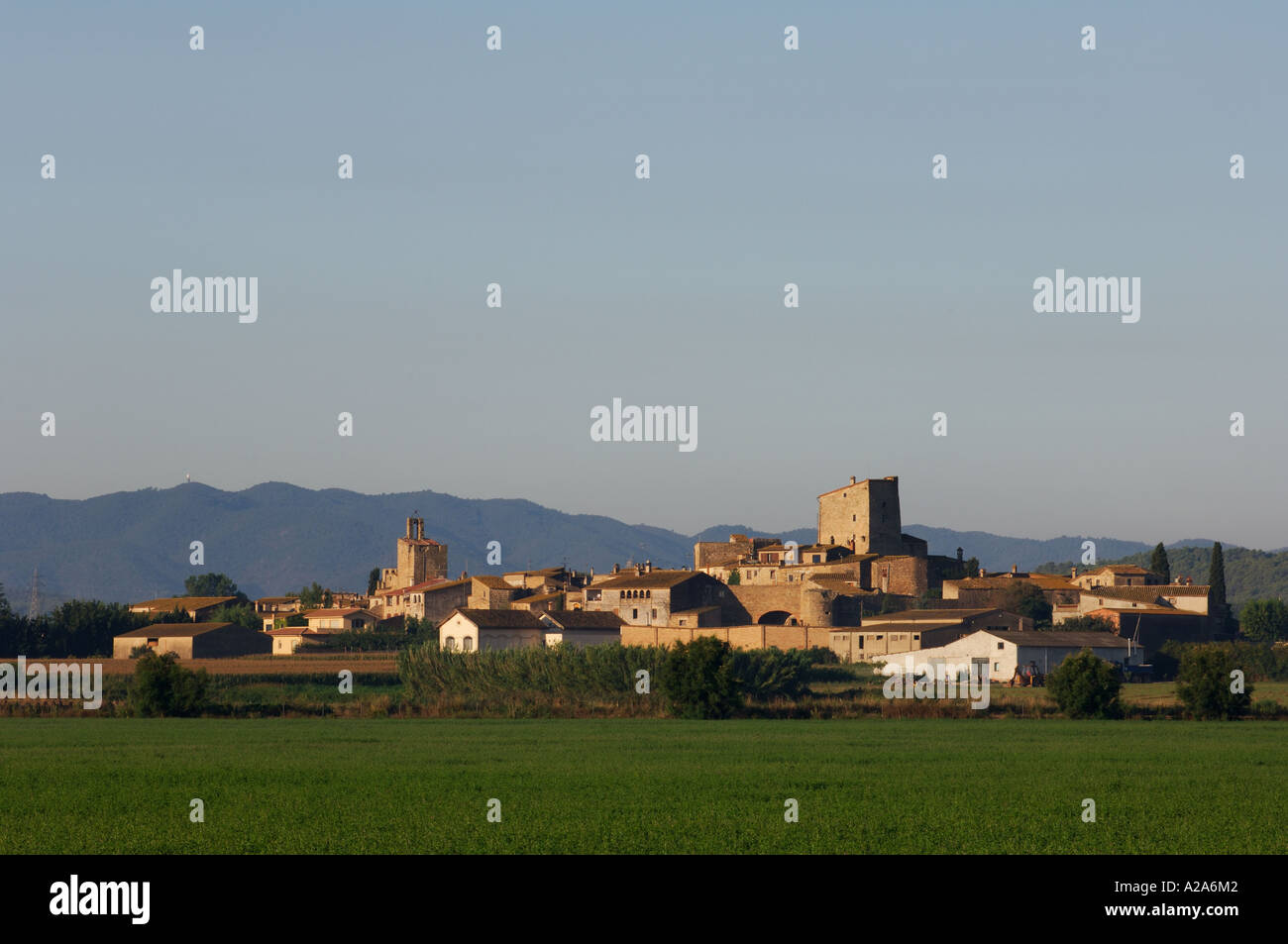 Pals Spain historic village town L Stock Photo - Alamy