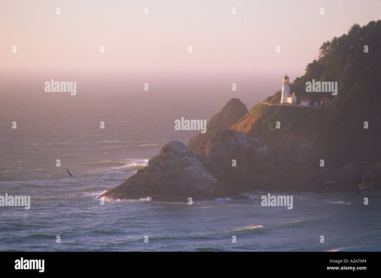 Heceta Head Lighthouse on Oregon's Pacific coast Stock Photo - Alamy