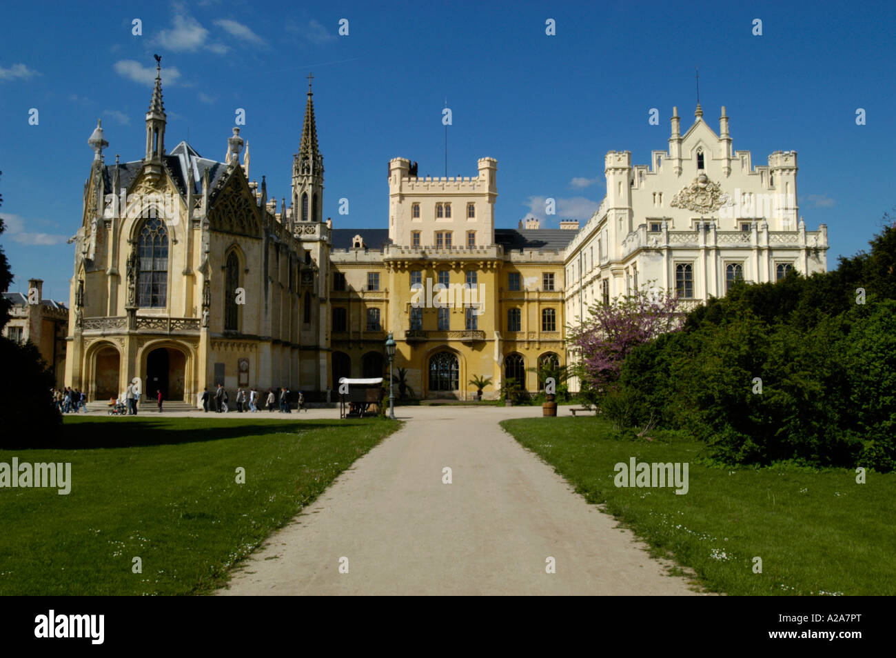 UNESCO World Heritage, Lednice, castle Stock Photo - Alamy