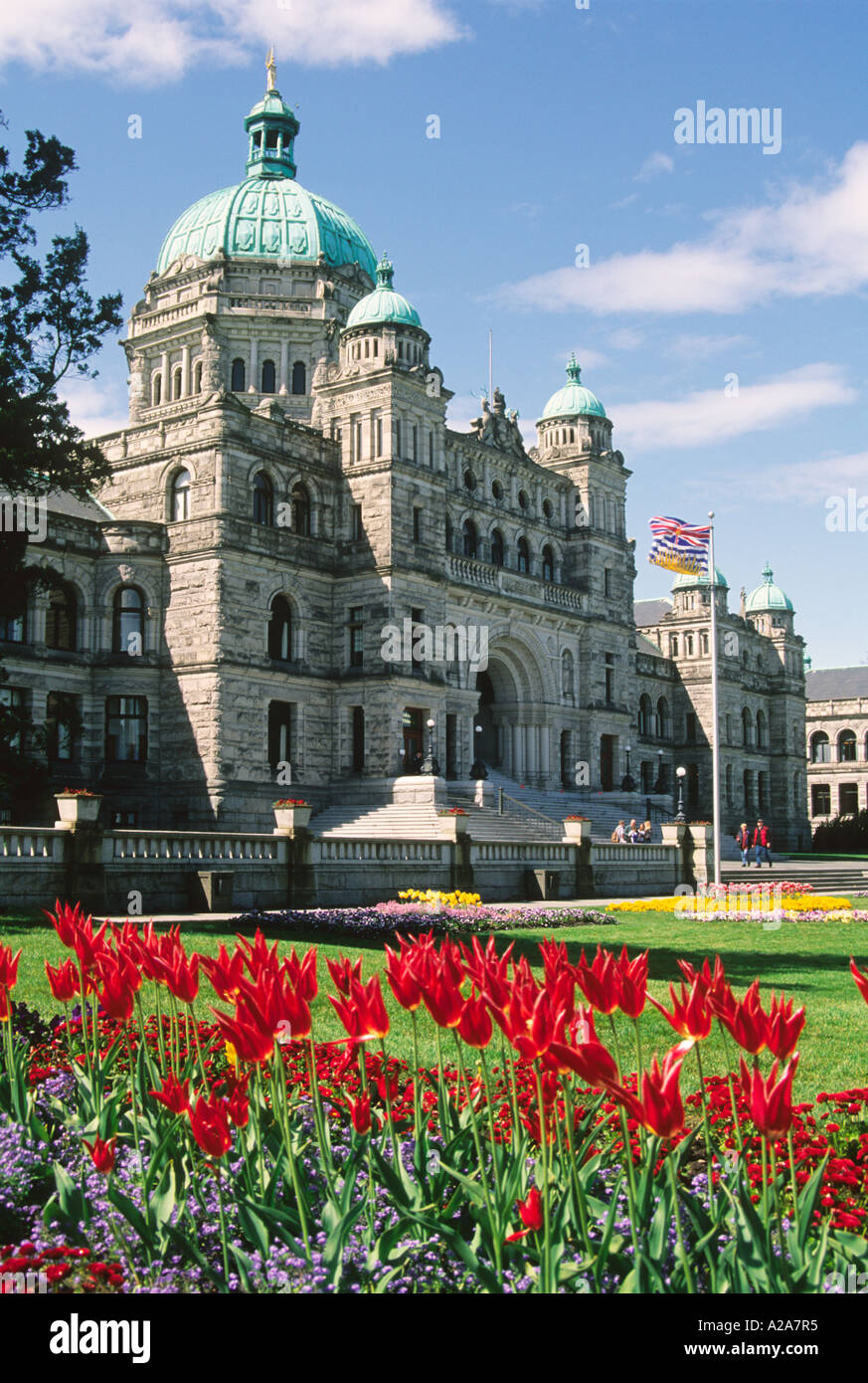 Parliament Building in Victoria on Vancouver Island, British Columbia ...