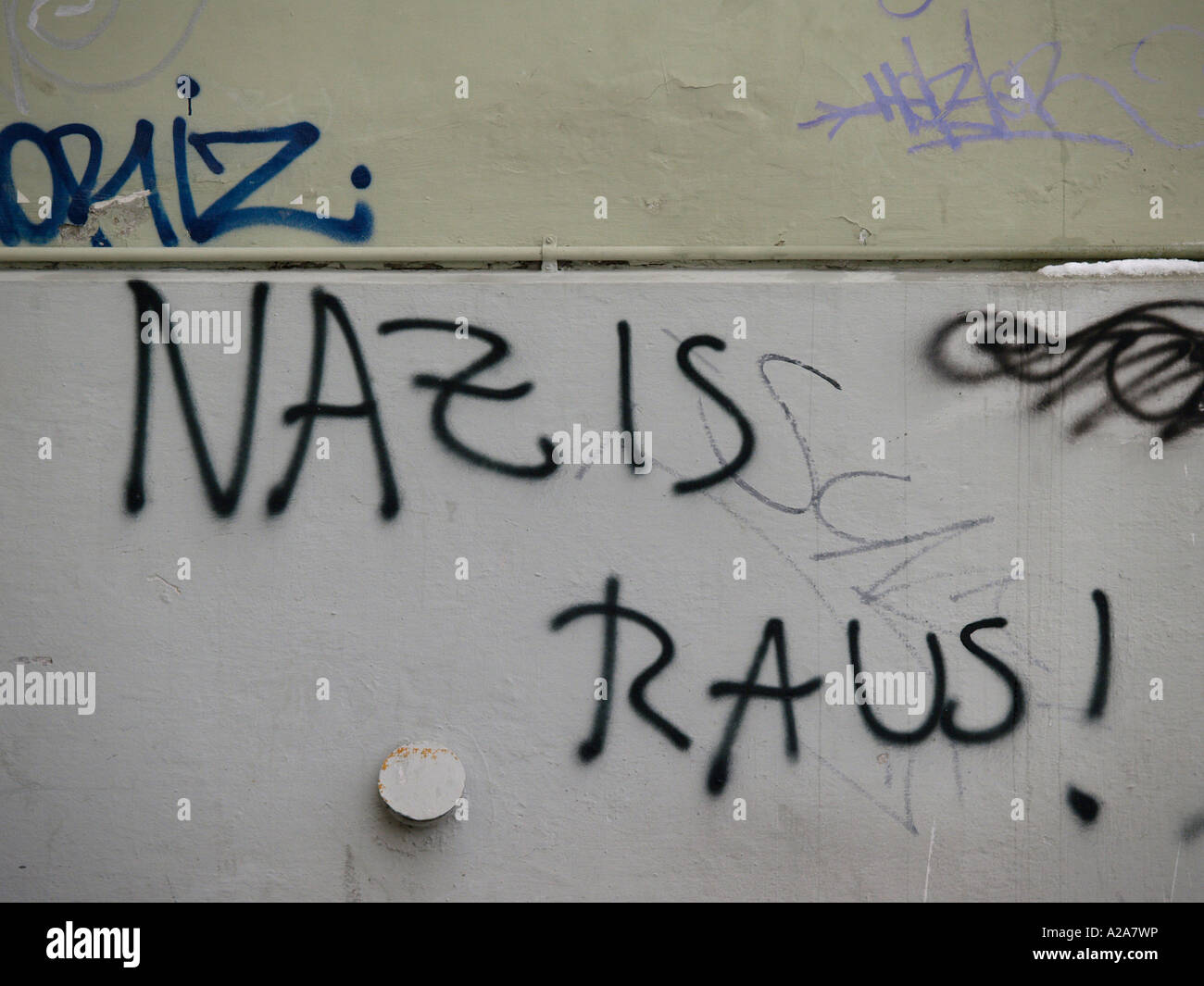 graffiti Nazis raus! Nazis out! Stock Photo - Alamy