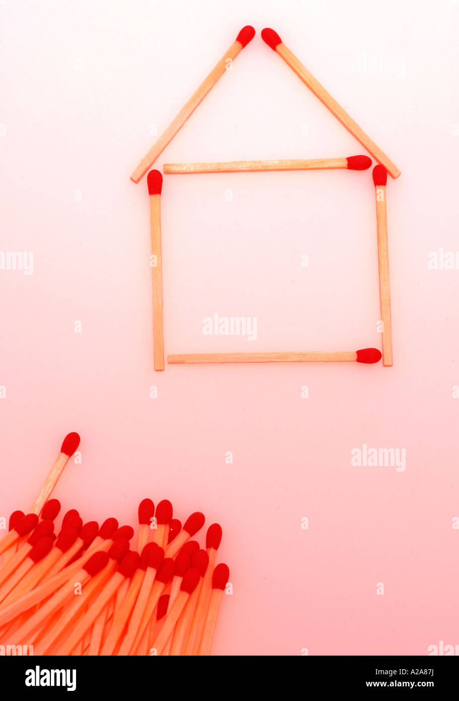 matches, house, symbol Stock Photo - Alamy