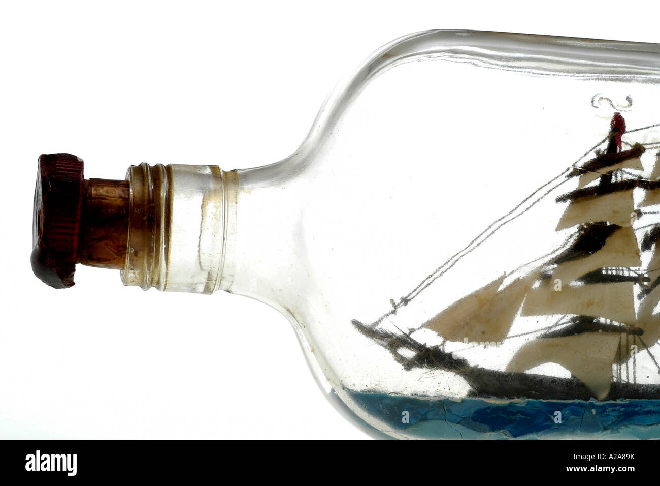 ship in a bottle Stock Photo - Alamy