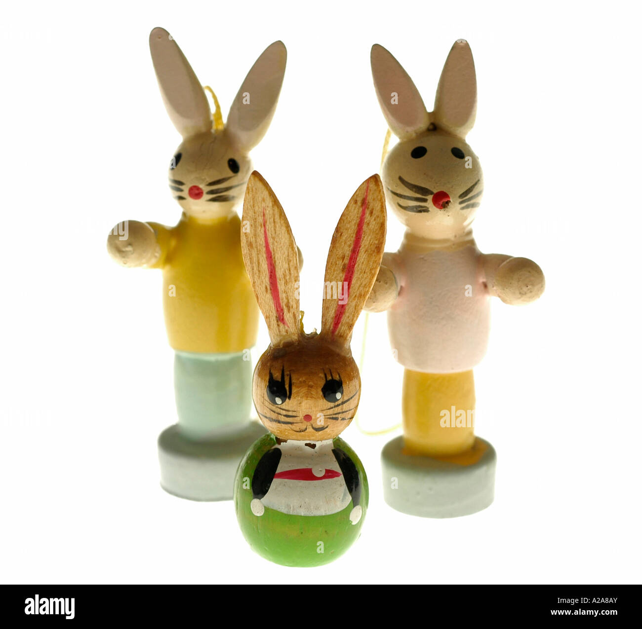 Rabbit wood carving Cut Out Stock Images & Pictures - Alamy