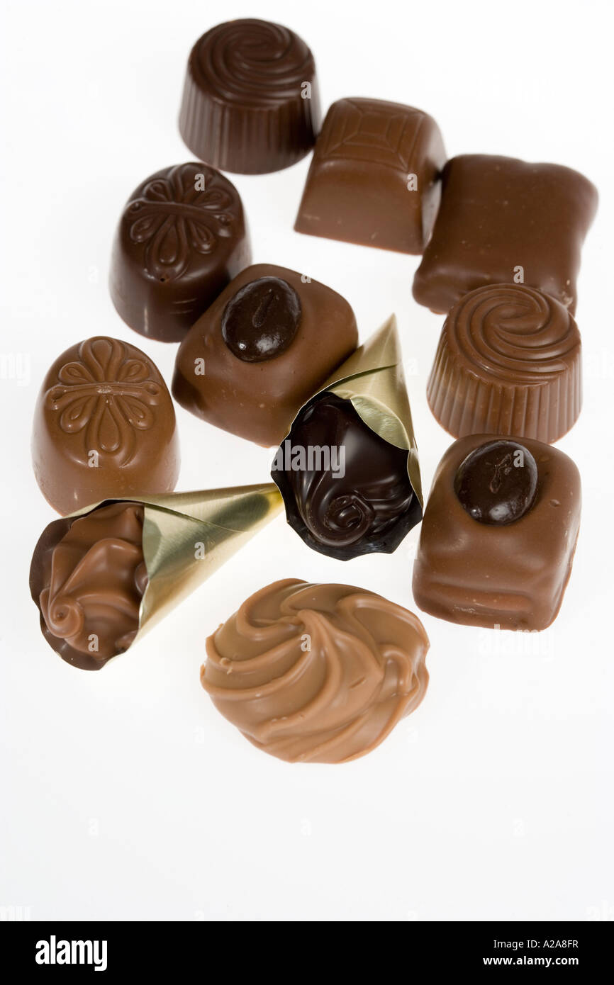 Chocolates and pralines hi-res stock photography and images - Alamy