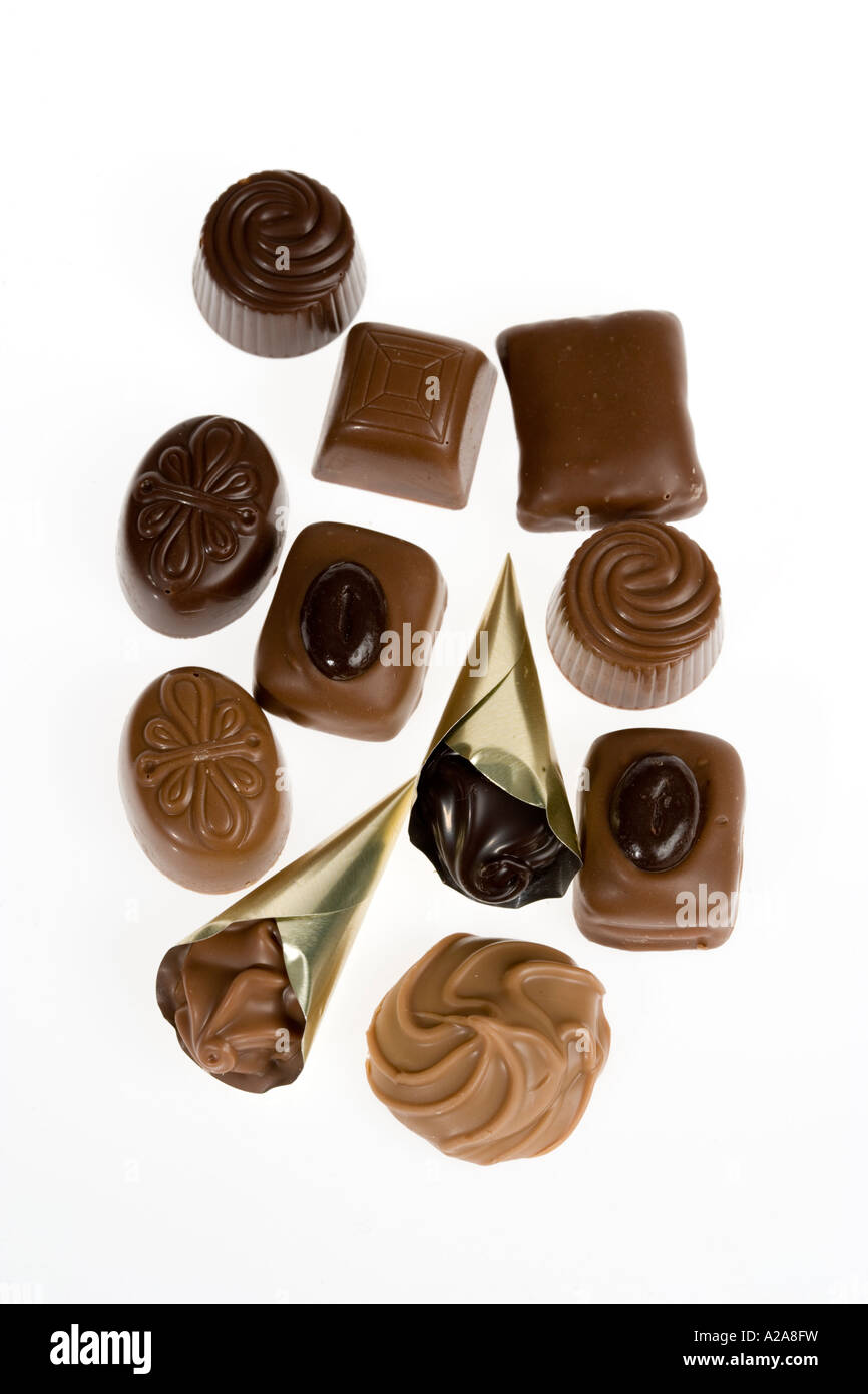 Assorted chocolates hi-res stock photography and images - Alamy