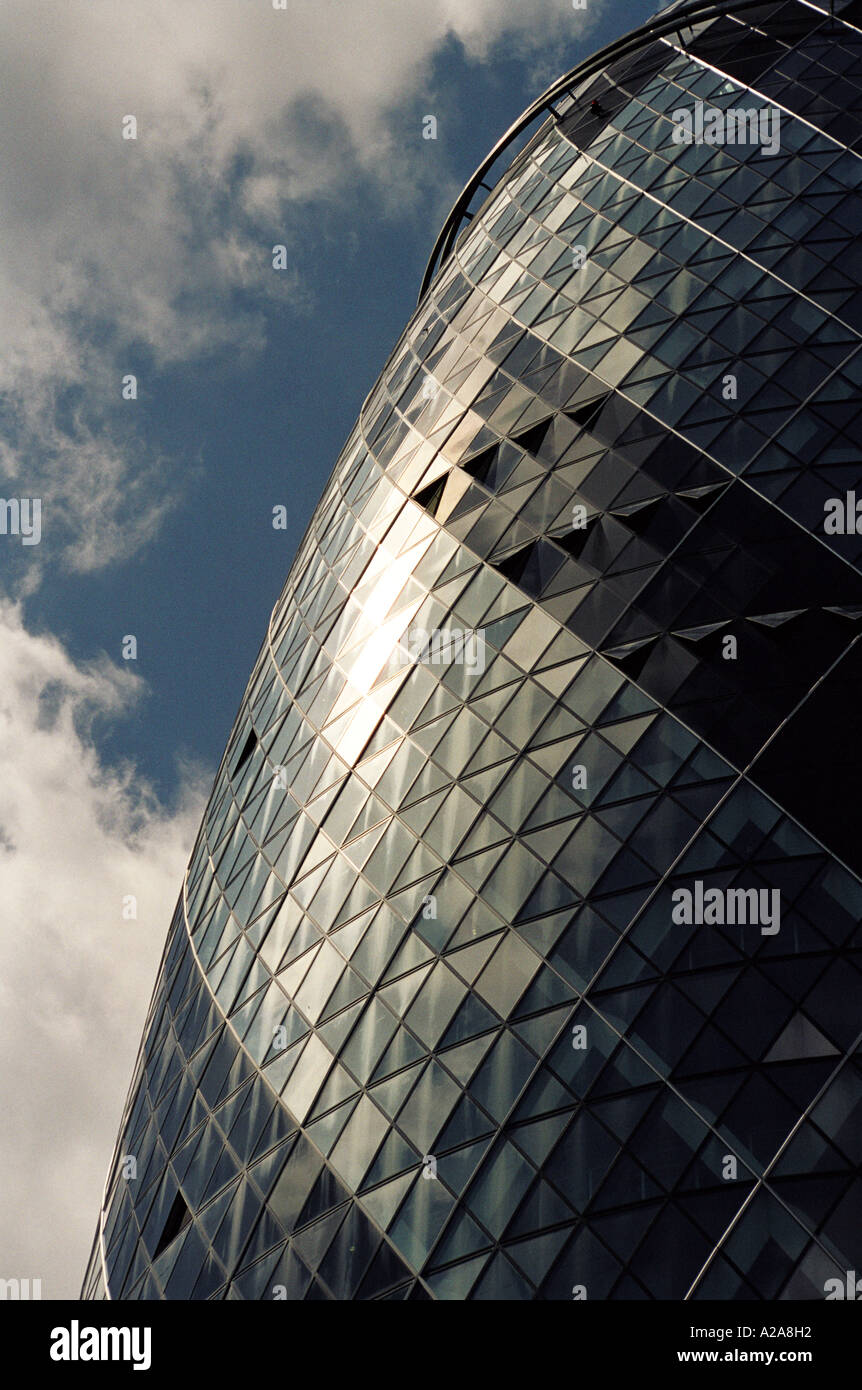 The Gherkin, 30 St Mary Axe, The City, London, England, UK Stock Photo ...