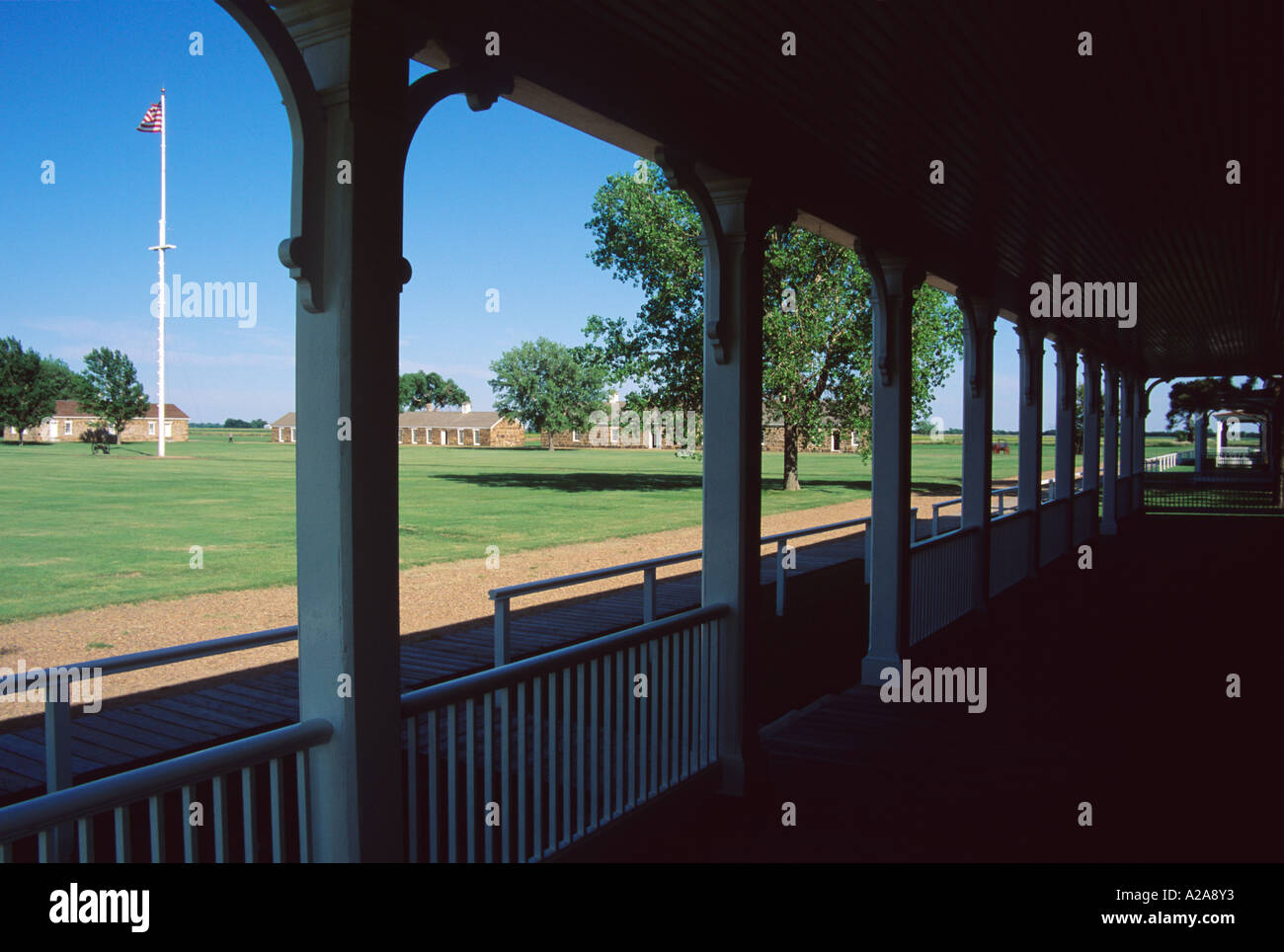 Fort Larned was an important stop along the Santa Fe Trail near present ...