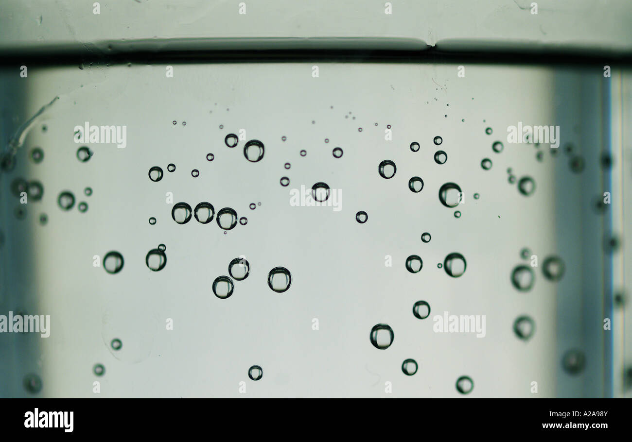 water drops, bubbles on glass Stock Photo - Alamy