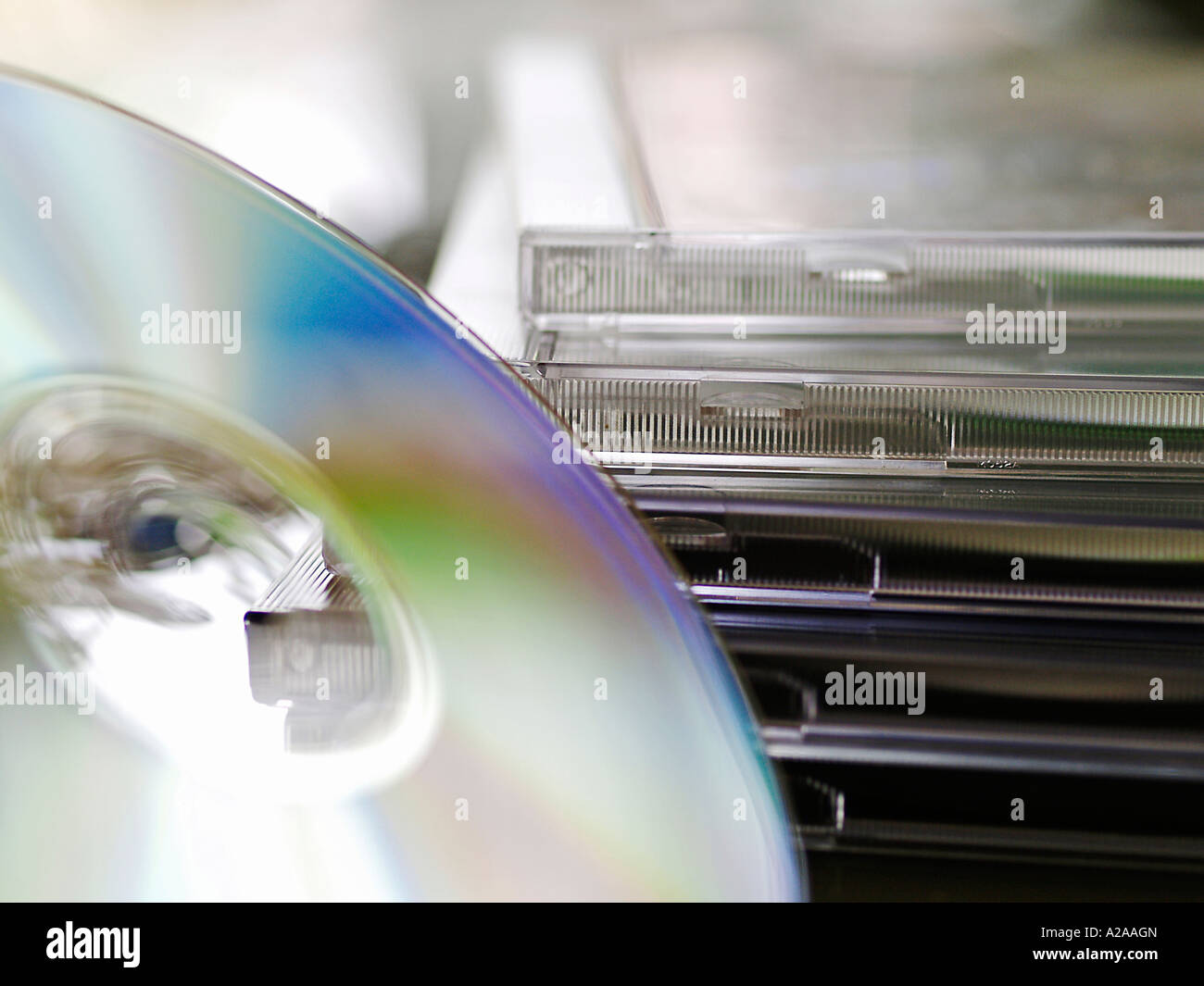 CD jewel cases CD Stock Photo - Alamy