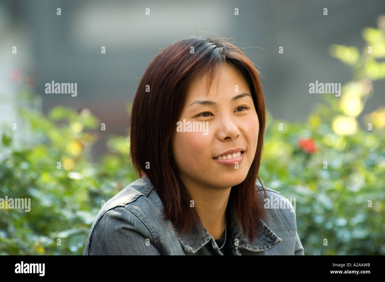 Young Chinese Lady Stock Photo - Alamy