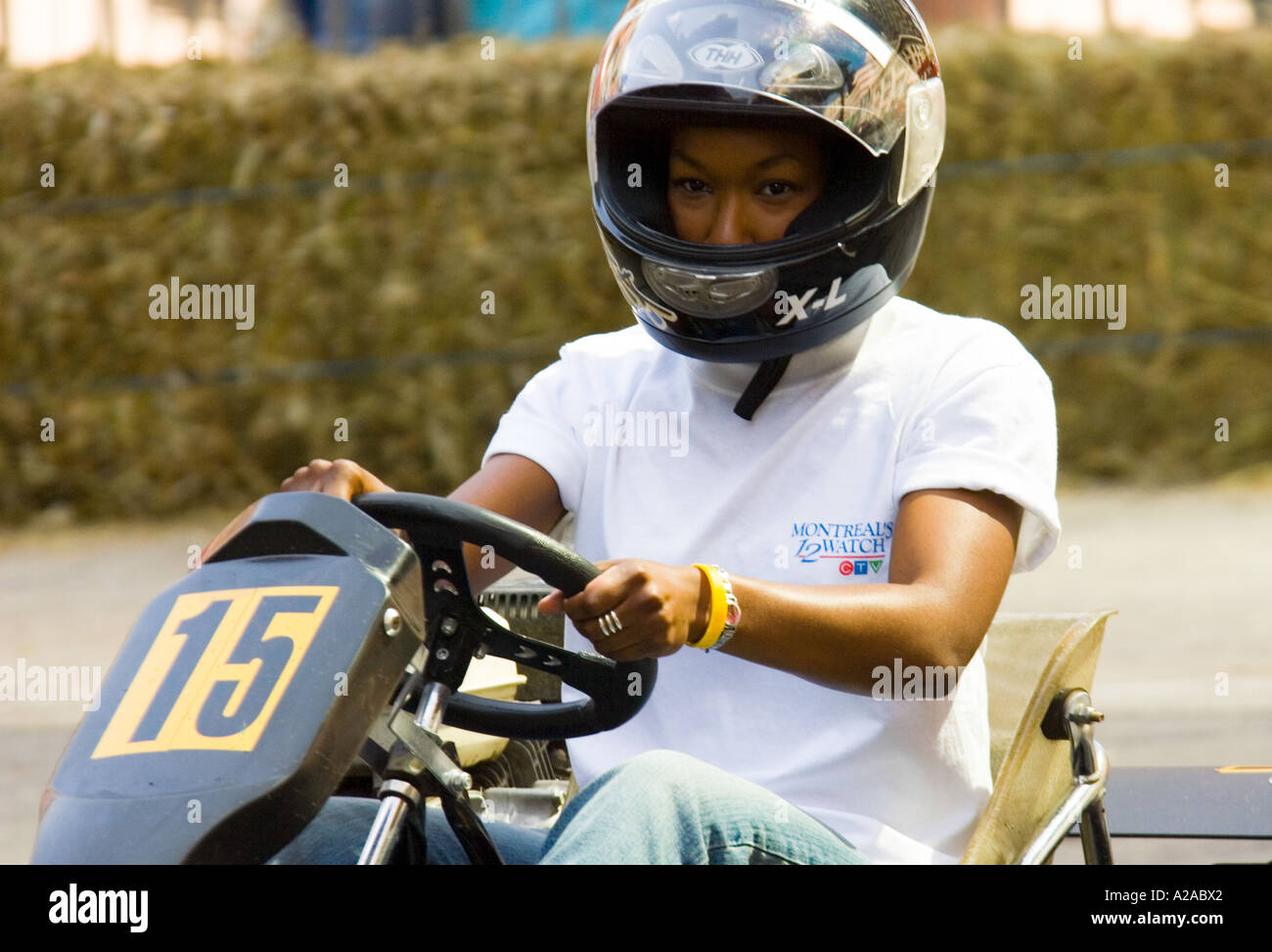 Go Cart Racing Stock Photo - Alamy