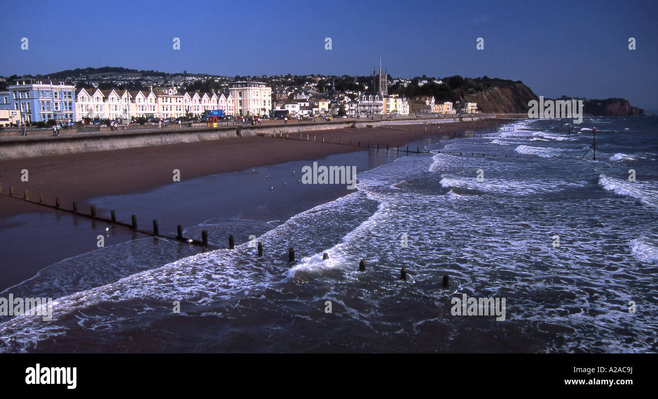 The sea front at Teignmouth, south Devon Stock Photo - Alamy