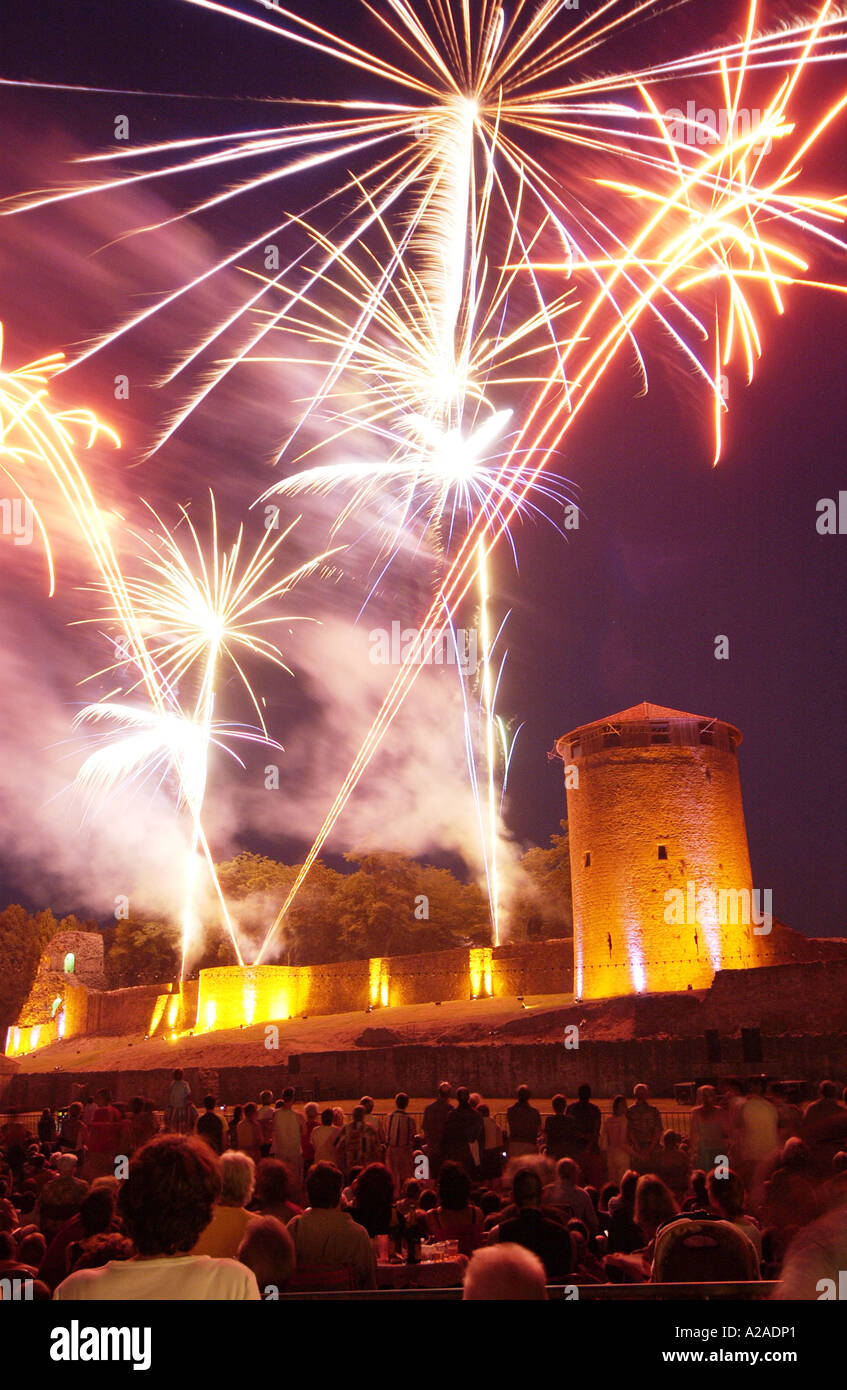 Bastille day celebrations Parthenay France Stock Photo - Alamy